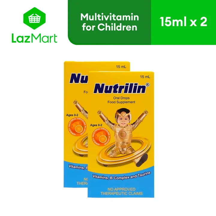 Nutrilin Drops 15mL Multivitamin For Children For Overall Health pack ...