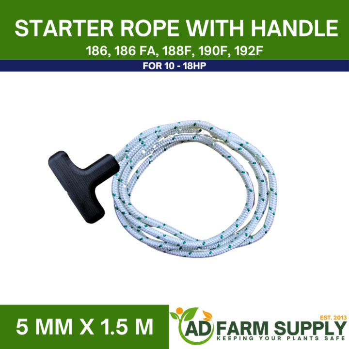 STARTER ROPE RECOIL WITH HANDLE FOR 10-18HP ENGINES | Lazada PH