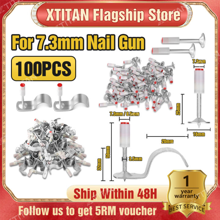 【XTITAN Flagship Store】Metal Rivet Round Nail Pipe Clamp Nail Heavy ...
