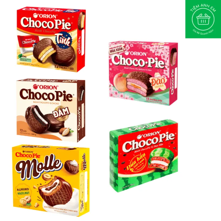 Bánh ChocoPie Orion các vị dạng hộp giấy | Lazada.vn