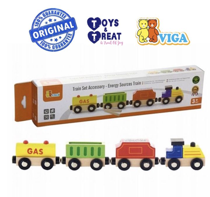 VIGA Wooden Train Accesory Set - Energy Source ~ORIGINAL~ | Lazada PH