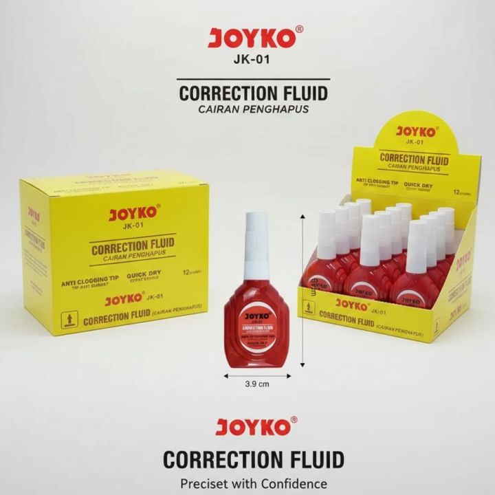 1PACK 12 pcs Tip ex correction pen JOYKO harga murah tipx | Lazada ...