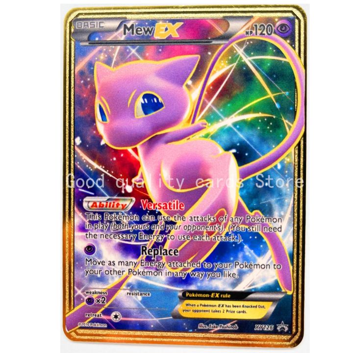 27 Styles Pokemon Metal Mew Mewtwo Charizard EX English Toys Hoies Hoy ...