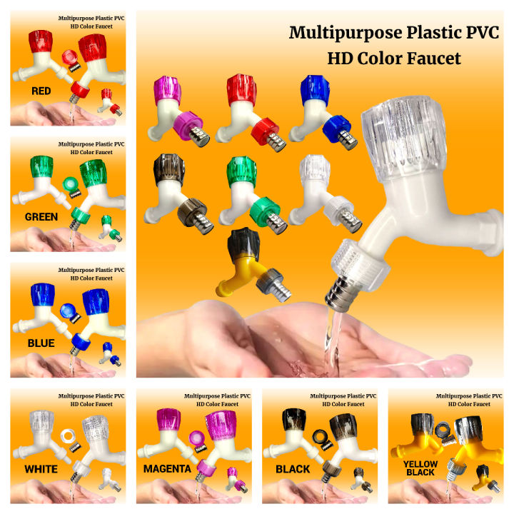 Pvc Faucet Assorted Color Pvc Plastic Tap Water Faucet Gripo ( 1 pcs ...