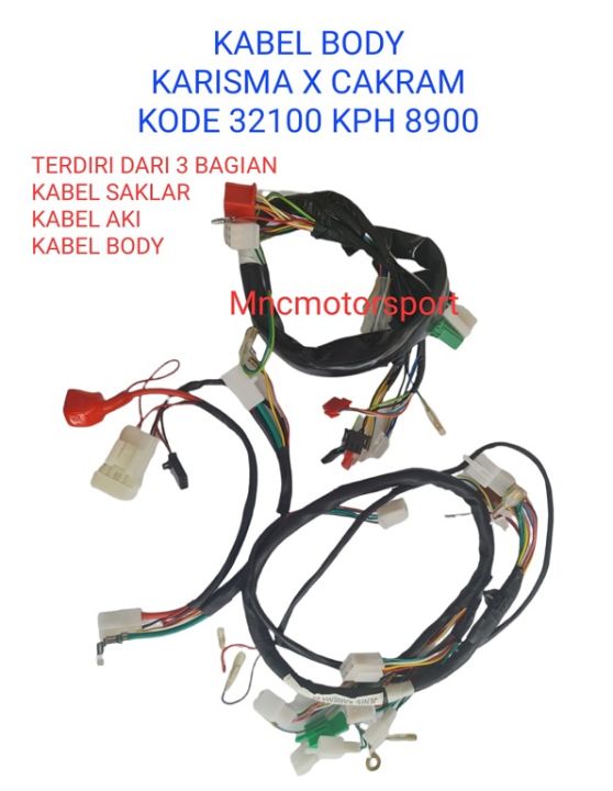 KABEL BODY KOMPLIT KARISMA X CAKRAM KODE 32100 KPH 8900 | Lazada Indonesia
