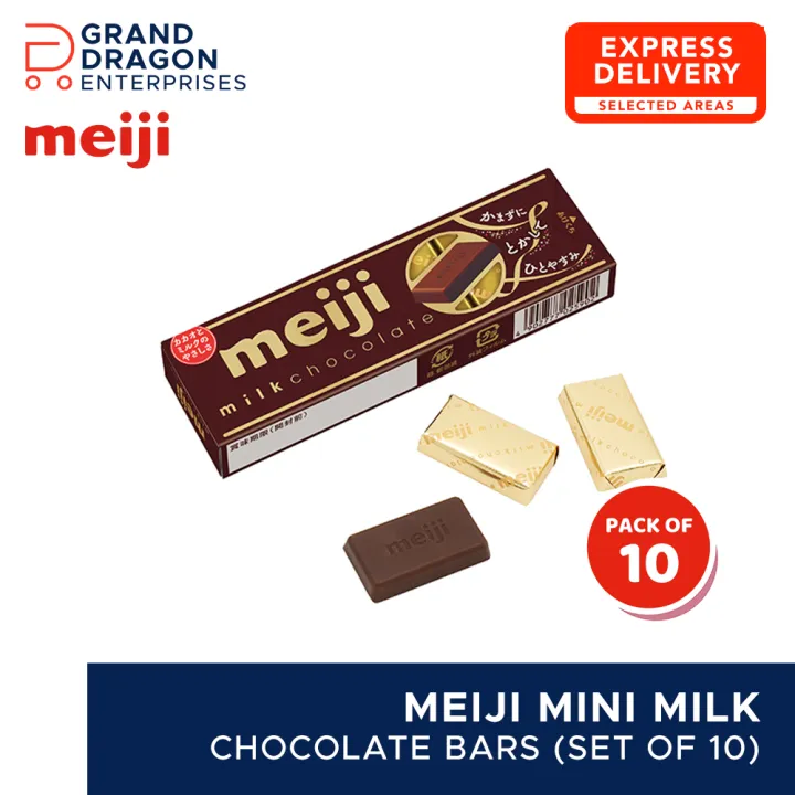 Meiji Mini Milk Chocolate Bars (Set of 10) Express Delivery | Lazada PH