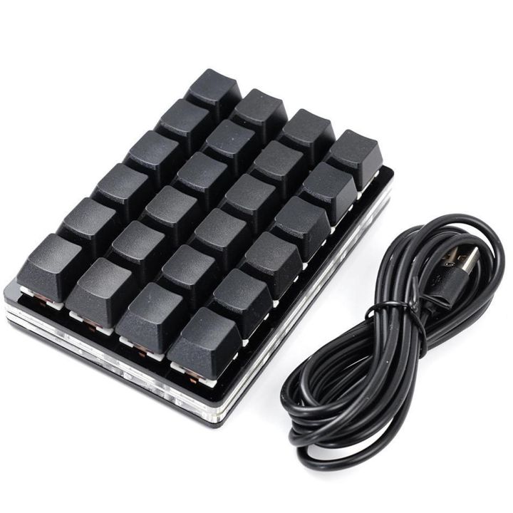 Mini USB Custom Mechanical Keyboard 2/24 Keys Gaming Keyboard Sayo Device Shortcut Programmable ...