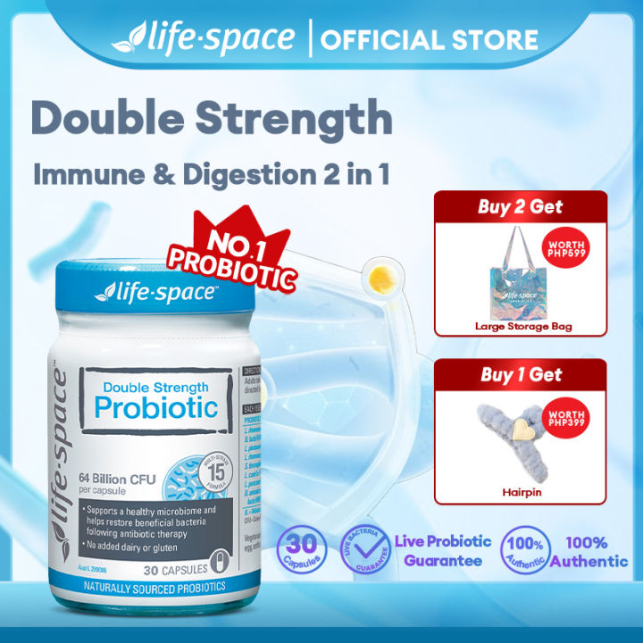 [Double Strength]Life Space Double Strength Probiotic 30 Capsules ...