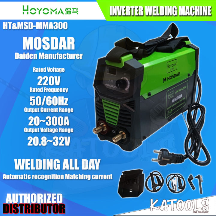 HOYOMA MOSDAR 300A Inverter Welding Machine IGBT Technology Welding All ...