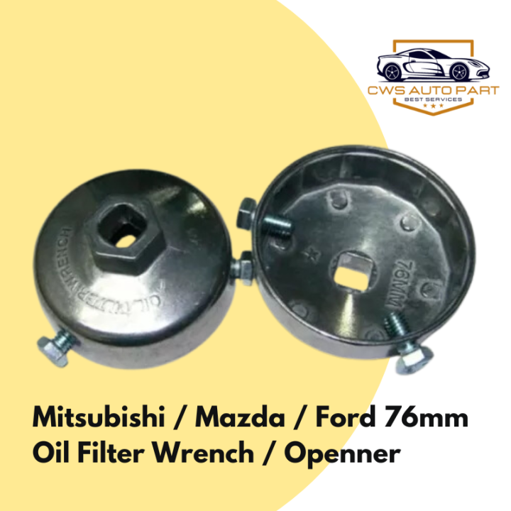 Mitsubishi / Mazda / Ford 76mm Oil Filter Wrench / Openner | Lazada