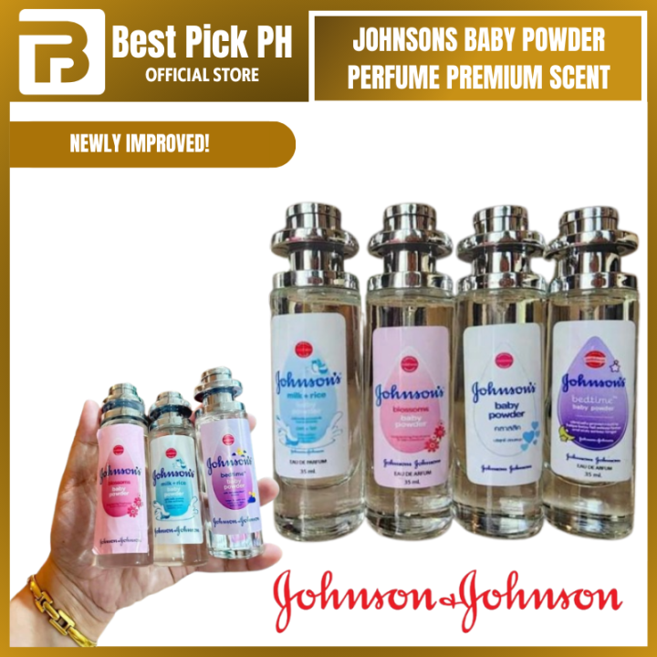 JOHNSON'S BABY POWDER FRAGRANCES PERFUME SPRAY 35mL (Original, Bedtime ...
