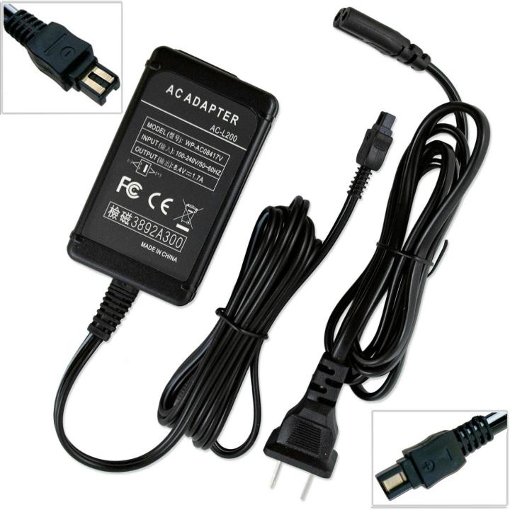 NEW AC Power Adapter Battery Charger For SONY_ AC-L200 AC-L200A AC ...