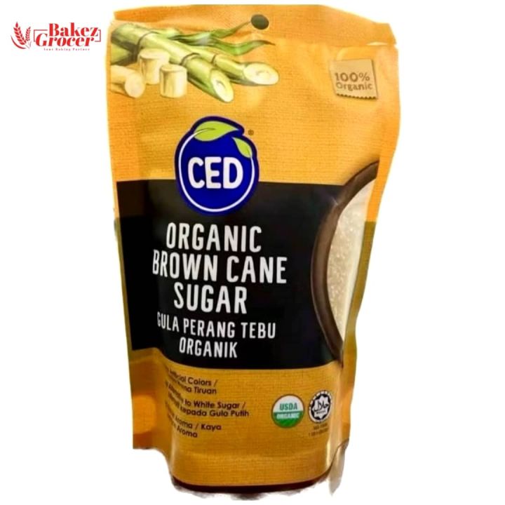 CED Organic Brown Cane Sugar 500g | Lazada