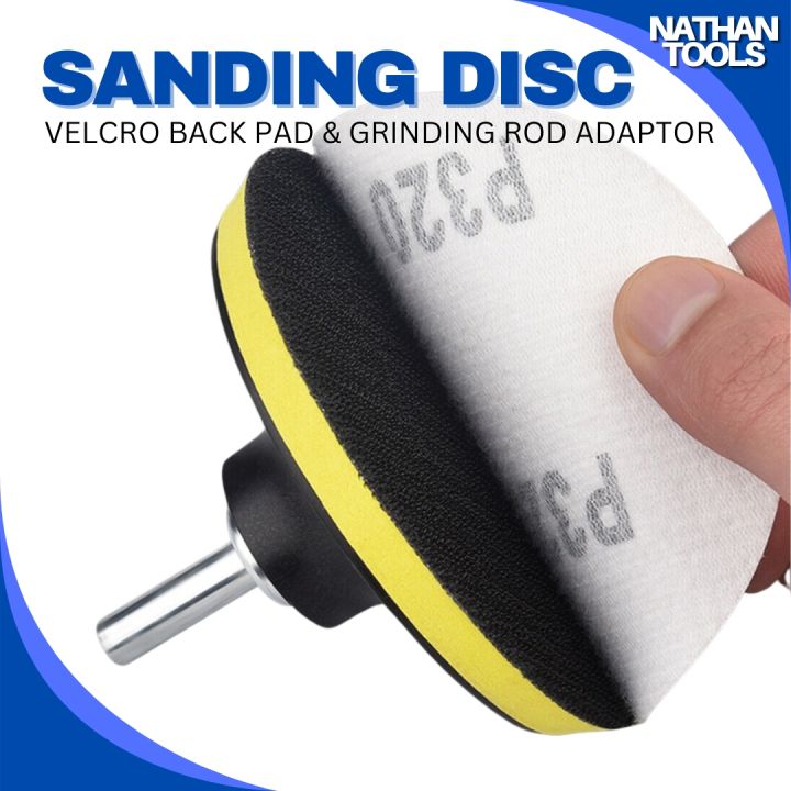 4 inch Grinding Wheel Velcro Back Pad and Grinding Adaptor Sanding Disc ...