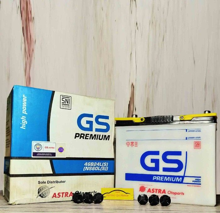 AKI GS ASTRA PREMIUM NS60LS ACCU GS PREMIUM BASAH ETIOS SIENTA INNOVA | Lazada Indonesia