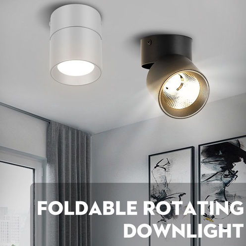 1PC 7W LED Downlight Foldable Spotlight Downlight Ceiling COB Nordic ...