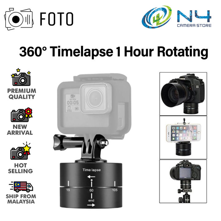 360° Timelapse 1 Hour Rotating Panning Head Time Lapse Egg Timer For ...