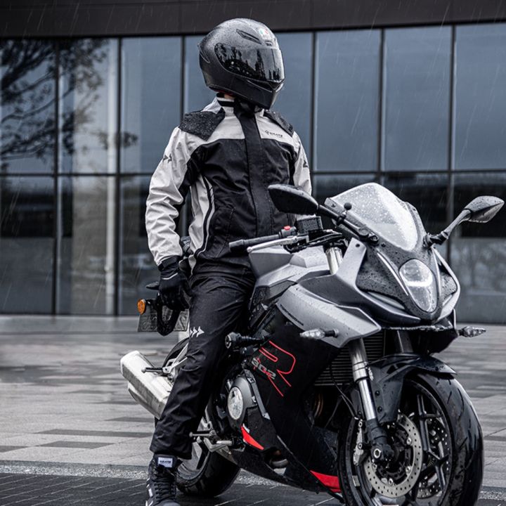 SULAITE Waterproof Split Rain Coat Breathable Motorcycle Raincoat Suit ...
