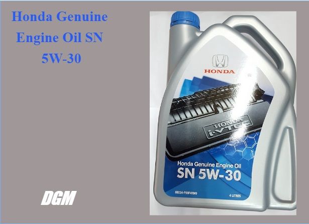 Honda Genuine Engine Oil SN 5W-30 / 5W30 / 5W 30- Semi Synthetic - 4L ...