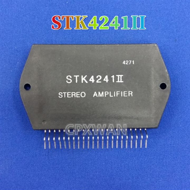 STK4241 STK4241II ของแท้1ชิ้นโมดูลเครื่องขยายเสียงเสียง II ใหม่ของแท้ ...