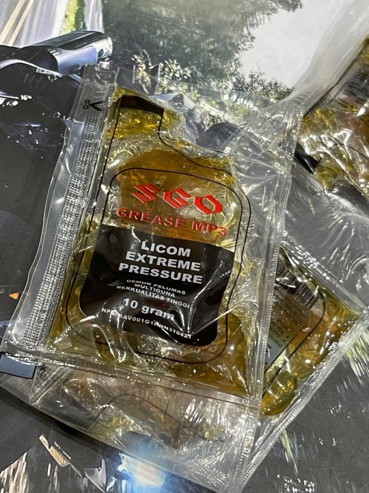 [1 SACHET] GREASE CVT MOTOR SGP 10 GR LITHIUM GREASE HI TEMP. STEMPET ...