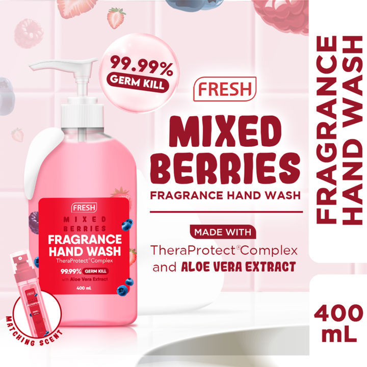 Fresh Mixed Berries Fragrance Handwash 400 mL | Lazada PH