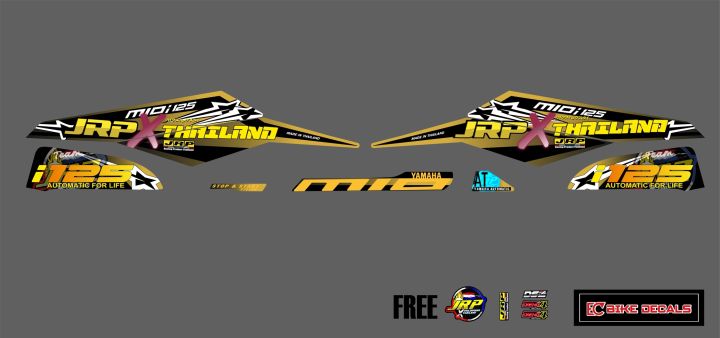 MIO I 125 JRP Thailand Decals | Lazada PH