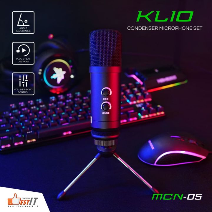 NYK NEMESIS MCN-05 KLIO Condenser Microphone Set Original | Lazada Indonesia