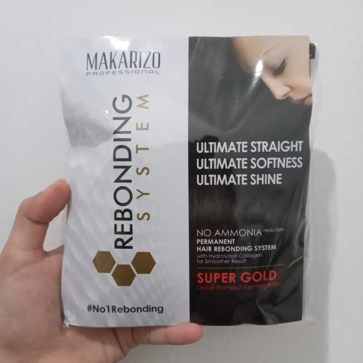 Makarizo Professional Rebonding System Kit (Step 1+Step 2) Paketan ...