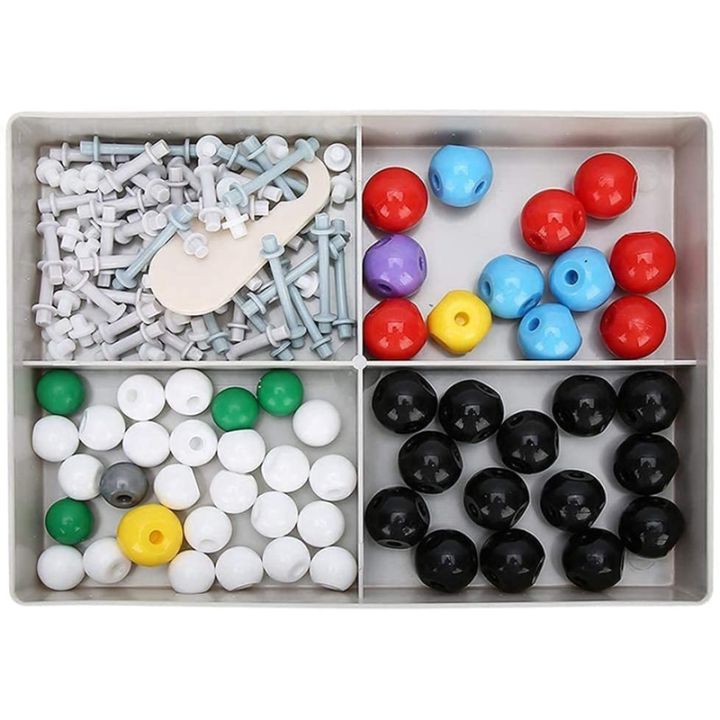 125 Pcs Molecular Model Kit Electron Orbital Model Chemistry Aid Tool ...