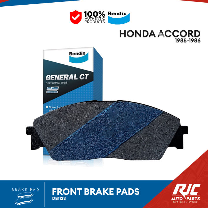 BENDIX BRAKE PAD HONDA ACCORD FRONT 1985-1986 DB1123 1set | Lazada PH