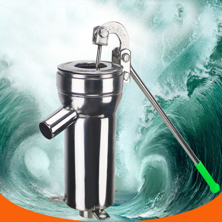 100% Stainless Steel Home Manual Jetmatic Hand Water Pump Portable ...