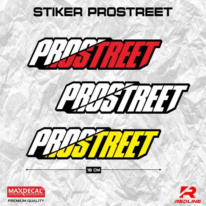 stiker prostreet cutting | Lazada Indonesia