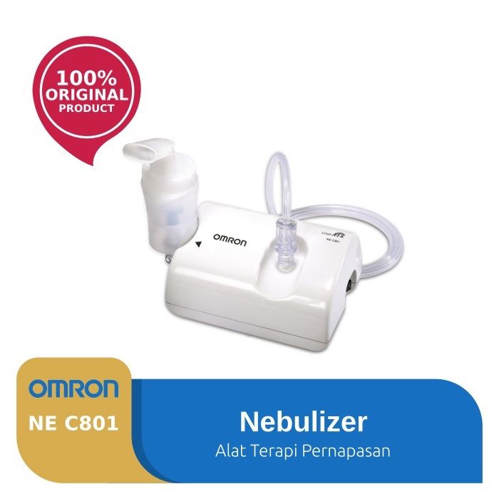 NEBULIZER OMRON NE-C801 / ALAT UAP / COMPRESSOR NEBULIZER | Lazada ...