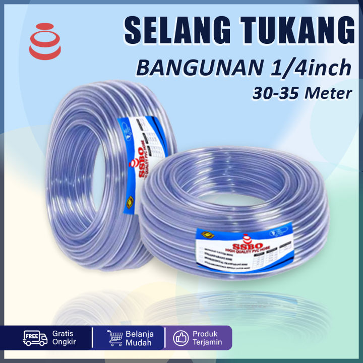 PROMO SELANG AIR TUKANG BANGUNAN SELANG TIMBANG AQUARIUM KECIL 1/4 INCH ...