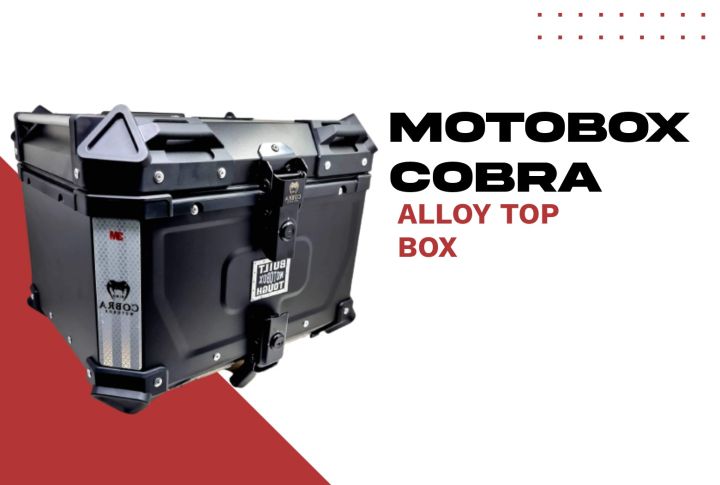 MOTOBOX PREMIUM MATTE BLACK ALLOY TOP BOX FOR MOTORCYCLES Affordabuyph | Lazada PH
