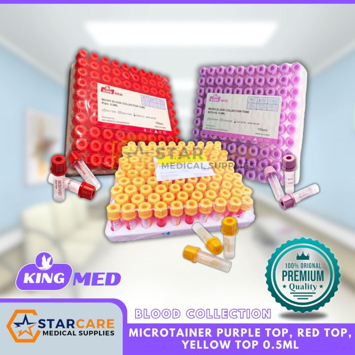 MICROTAINER BLOOD COLLECTION TUBES KINGMED | Lazada PH