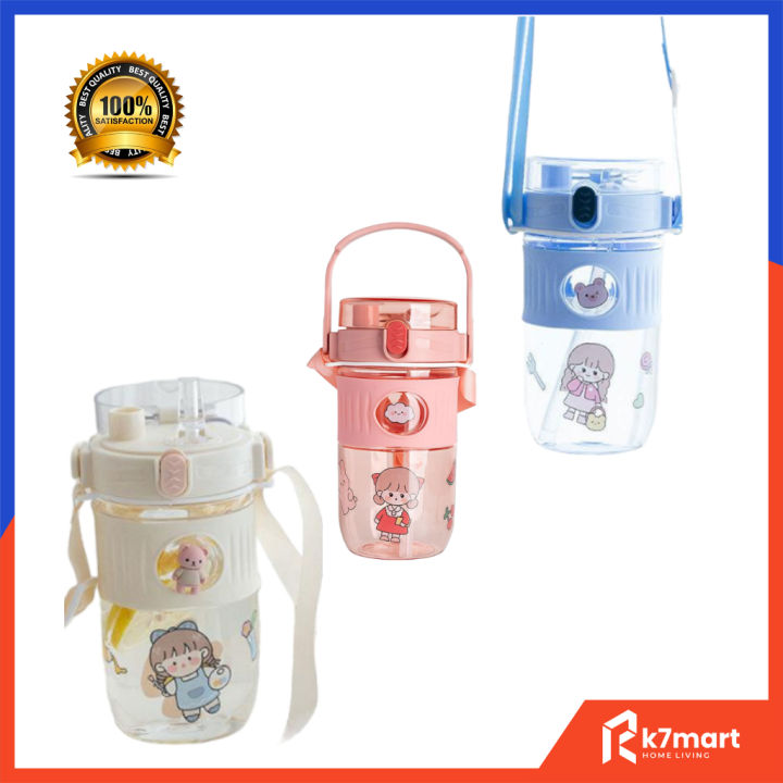 K7MART HU57 BOTOL MINUM ANAK 2 IN 1 750ML FREE STIKER 2D+3D / BOTOL ...