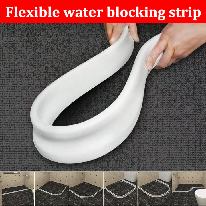 Shower Door Dam Water Stopper 360 ° Bending Dry Wet Separation Toilet ...