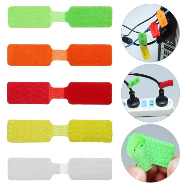 C6471 5Pcs Colorful Adhesive Winder Wire Tidy Organizer Cord Protector ...