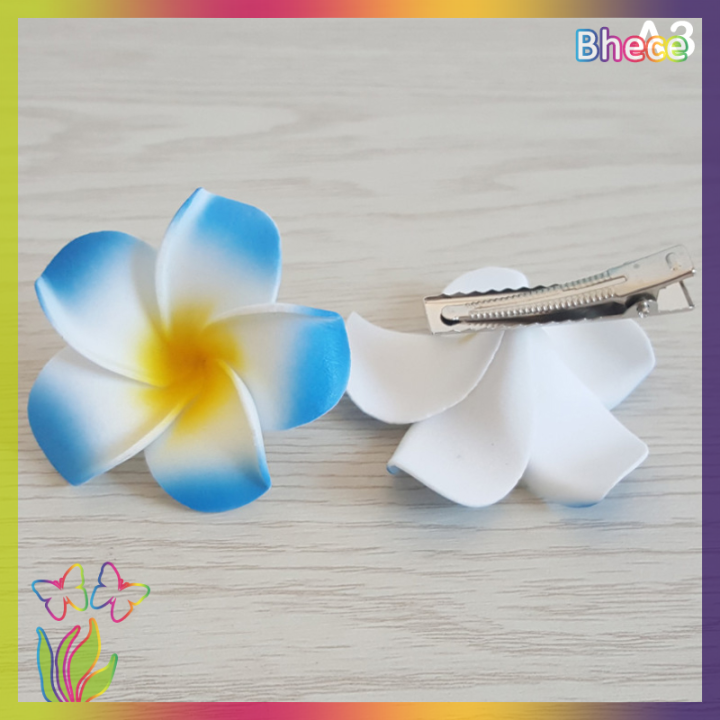 Bhece กิ๊ฟหนีบผมดอกลั่นทมใส่ในฤดูร้อนสำหรับผู้หญิงหญิงสาวกิ๊บติดผม ...