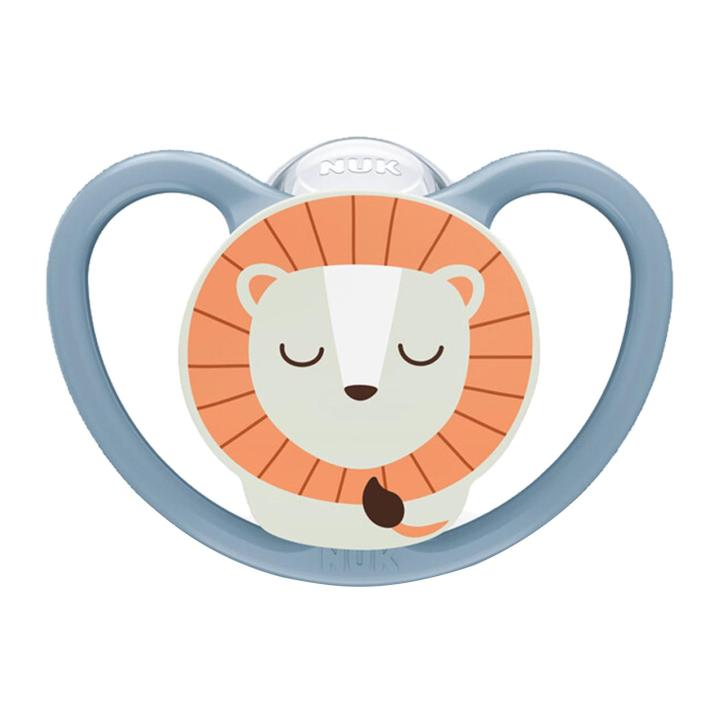 NUK Space Night Silicone Soother Pacifier 1PCS Perbox - 18-36 Months ...