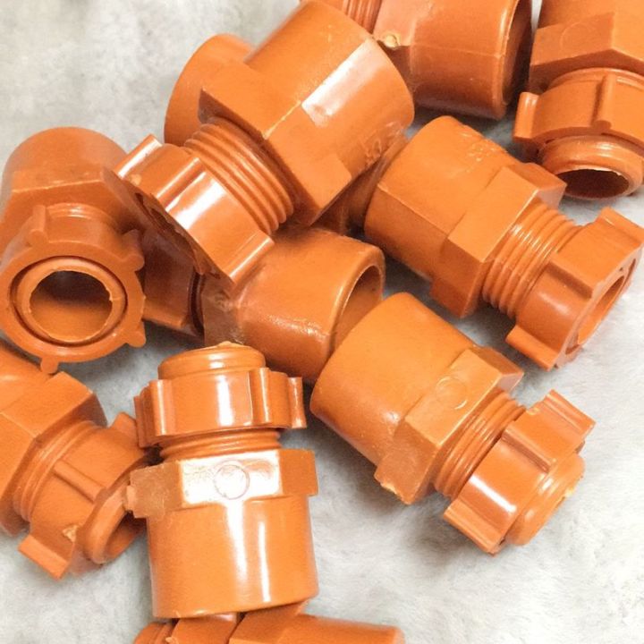PVC ORANGE MALE ADAPTER WITH LOCKNUT 1/2 3/4 1INCH | Lazada PH
