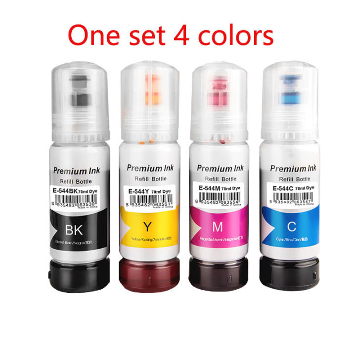 【Exquisite】 544 Premium Refill Ink For Epson 544 Ecotank L1210 L3110 ...