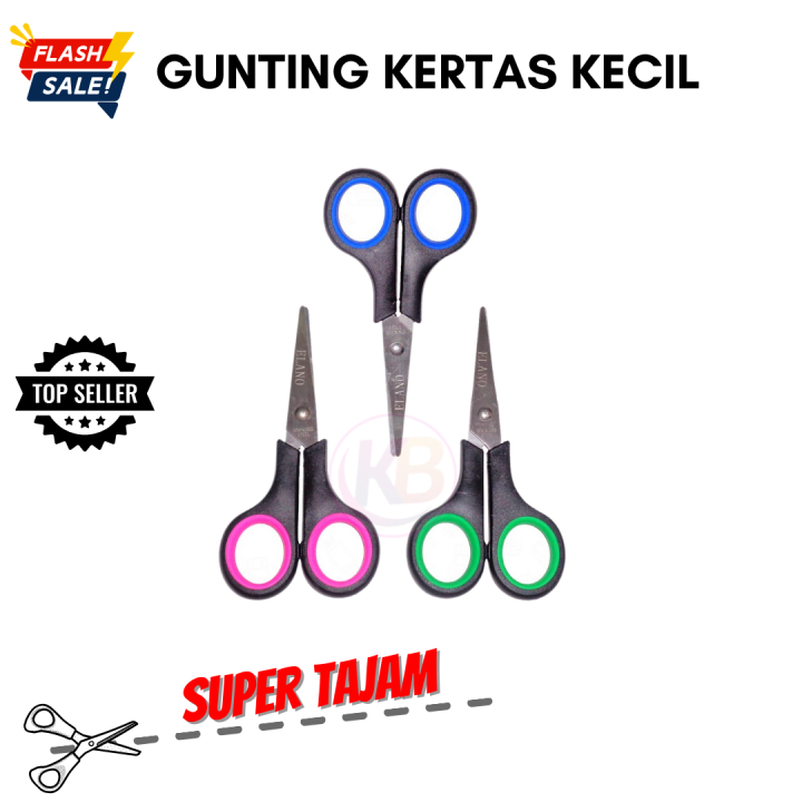 Gunting kecil 4inc / Gunting tanggung 6inc / Gunting serbaguna / Cocok ...