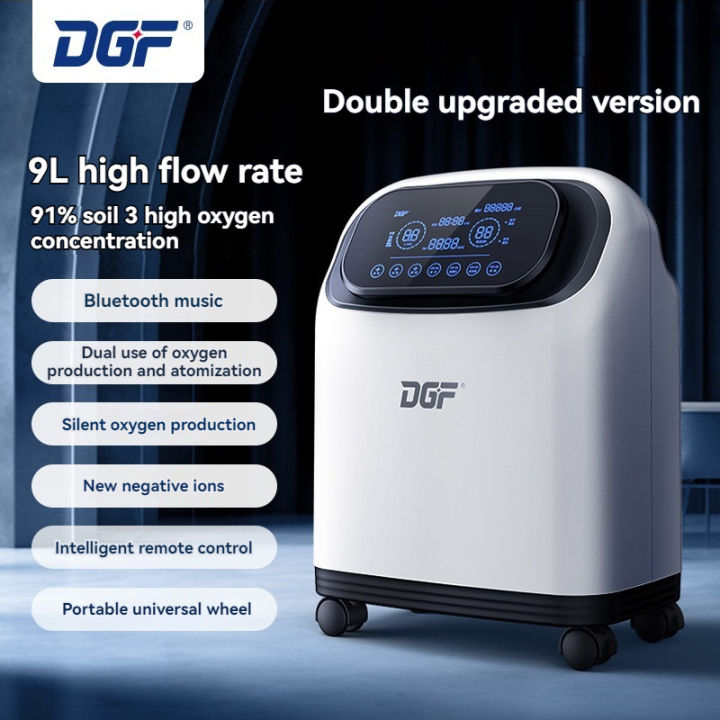 2L-9L Oxygen Concentrator Universal Wheel Portable Oxygen Concentrator ...