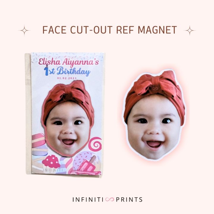 FACE CUT OUT MAGNET | Magnetic Photo Ref Magnet Souvenir | ANY PHOTO ...