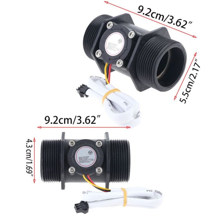 Water Flow Hall Dn40 Dn50 Sensor Switch Meter Flowmeter Counter ...