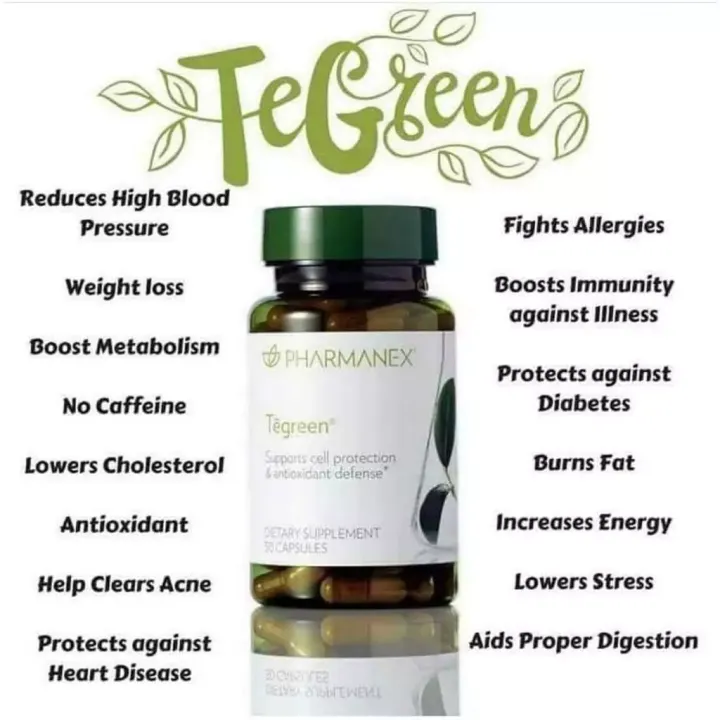Tegreen 97 120 kapsul + Reishimax 60 kapsul 100% asal dibuat di amerika ...