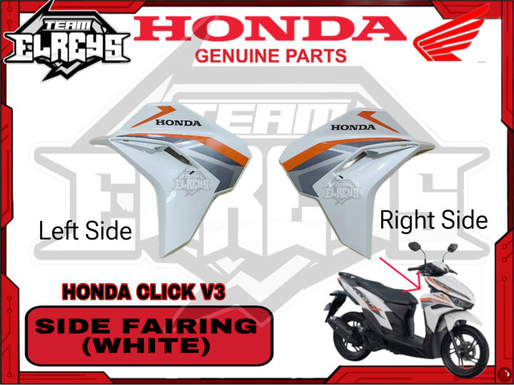 SIDE FAIRING HONDA CLICK VERSION 3 (WHITE) | Lazada PH